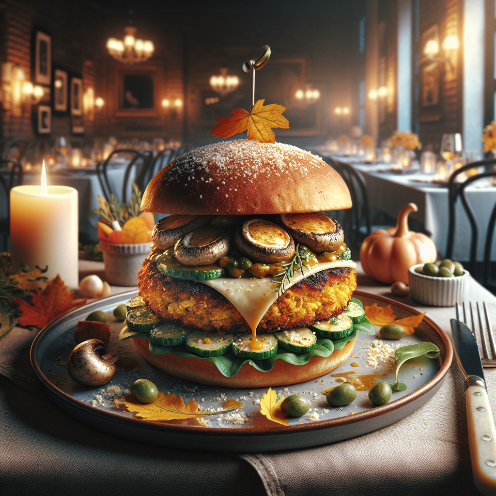 Autumn Vegetarian Burger - Delicious Italian Recipes - Italian Food Guide